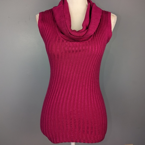 Vintage | Tops | Vintage Sleeveless Pink Sweater Top | Poshmark